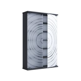 ebuy24 Vitrinenschrank TilanoL 6 Anthrazit 60 x 18 cm | Gr.: onesize