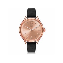 Ice Watch Quarzuhr Ice Time schwarz Lederarmband 38 mm in schwarz | Gr.: onesize