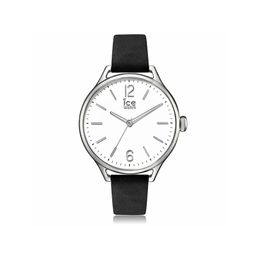 Ice Watch Quarzuhr Ice Time schwarz Lederarmband 38 mm in schwarz | Gr.: onesize