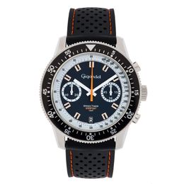 Gigandet Quarzuhr Chronograph "SPEED TIMER" in Schwarz/Silber/Blau | Gr.: onesize