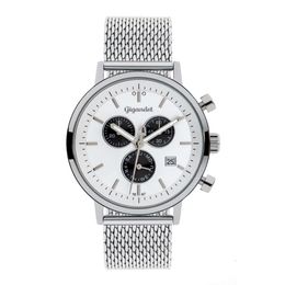 Gigandet Quarzuhr Chronograph "CLASSICO" in Silber/Schwarz | Gr.: onesize