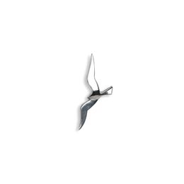 Gilde Wandobjekt "Flying Birds" in Silber - H. 34 cm - B. 14 cm | Gr.: onesize