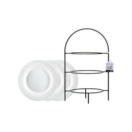 Ritzenhoff & Breker Ritzenhoff & Breker Etagère mit Teller Tjäna 3-stufig in schwarz-weiß | Gr.: onesize