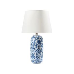 Beliani Tischleuchten AIBONITO in Weiß/Blau - (W) 33 x (H) 56 x (L) 33 cm | Gr.: onesize
