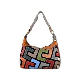 Florence Shopper, Schultertasche Leder mehrfarbig ca. 46cm | Gr.: onesize