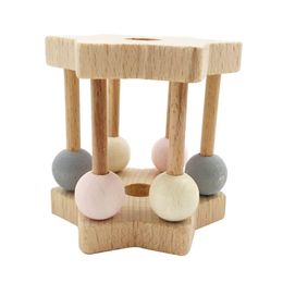 Hess Holzspielzeug Sternrassel in Natur/Rosa | Gr.: onesize
