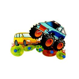 Hess Holzspielzeug Garderobe "Monstertruck" in Bunt | Gr.: onesize