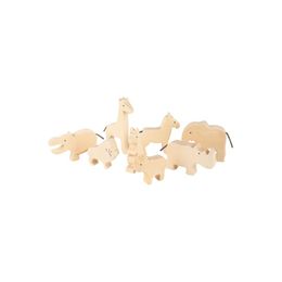 Sigikid Holztiere 8-tlg. Set Safari | Gr.: onesize