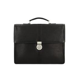Leonhard Heyden Bergamo Aktentasche Leder 38 cm Laptopfach in schwarz | Gr.: onesize