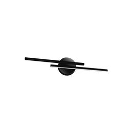 Licht-Erlebnisse Wandlampe EEK F (B)55 x (H)12 cm in Schwarz | Gr.: onesize