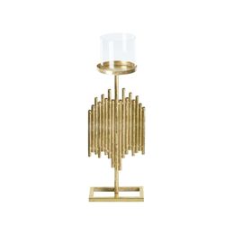 Beliani Kerzenständer NIAS in Gold - (W) 18 x (H) 53 x (L) 13 cm | Gr.: onesize