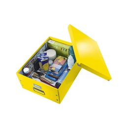 Leitz Ablagebox Click & Store Wow A3 Graukarton gelb | Gr.: onesize