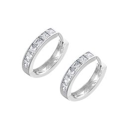 LOTUS SILVER Ohrringe Silber 925 Sterling Silber Creolen | Gr.: onesize
