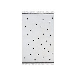 Beliani Kinderteppich LAZA in Weiß - (W) 140 x (L) 200 cm | Gr.: onesize