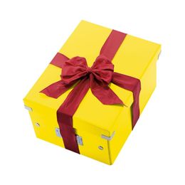 Leitz Ablagebox Click & Store Wow A4 Graukarton gelb | Gr.: onesize