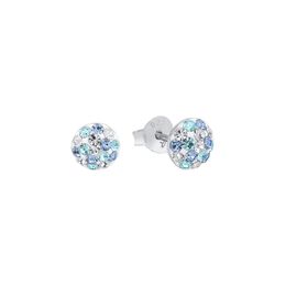 Amor Ohrstecker Silber 925, rhodiniert in Blau | Gr.: onesize