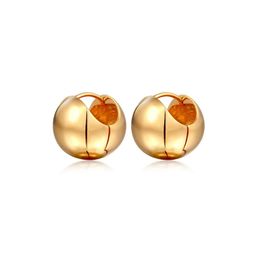 Elli Ohrringe 925 Sterling Silber Kugel in Gold | Gr.: onesize