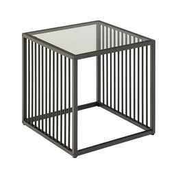 ebuy24 Couchtisch Strington Grau 40 x 40 cm | Gr.: onesize