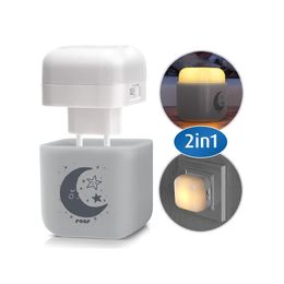 Reer 2in1 SleepLight hellgrau in Grau ab 0 Monate | Gr.: onesize