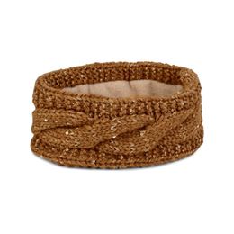 styleBREAKER Strick Stirnband in Braun | Gr.: onesize