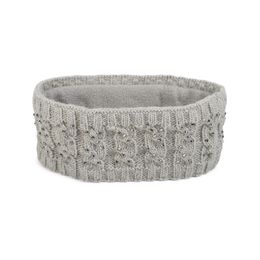 styleBREAKER Strick Stirnband in Hellgrau | Gr.: onesize