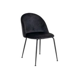 ebuy24 Esszimmerstuhl Geneve Schwarz 2er Set | Gr.: onesize