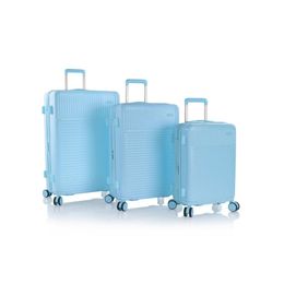 Heys Pastel 4 Rollen Kofferset 3-teilig mit Dehnfalte in blue | Gr.: onesize