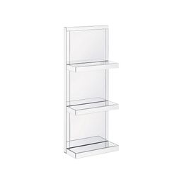 Beliani Ablageregal GAONA in Silber - (W) 41 x (H) 108 x (L) 20 cm | Gr.: onesize