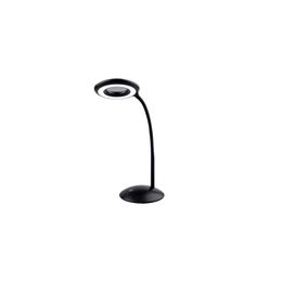 Maximex LED-Schreibtischleuchte 8-fach Lupe Schwarz in Schwarz | Gr.: onesize