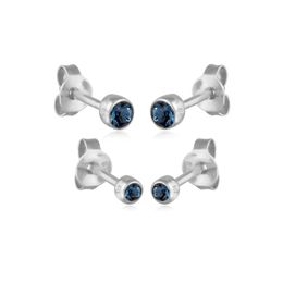 Elli Ohrringe 925 Sterling Silber in Blau | Gr.: onesize