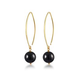 NENALINA Ohrringe 925 Sterling Silber in Gold | Gr.: onesize