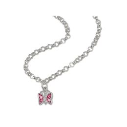 Teenie-Weenie Kinder Halskette Schmetterling in 925er Sterling Silber ca. 38cm | Gr.: onesize