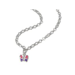 Teenie-Weenie Kinder Halskette Schmetterling in 925er Sterling Silber ca. 38cm | Gr.: onesize