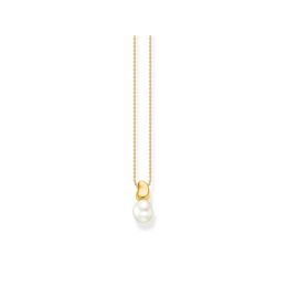 Thomas Sabo Sterling Silber vergoldet Perle 40-45 cm | Gr.: onesize
