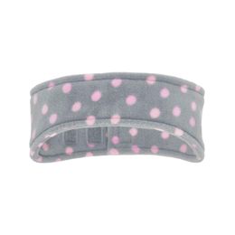 Playshoes Fleece-Stirnband Punkte in Grau | Gr.: onesize