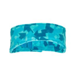 Playshoes Fleece-Stirnband Pfeile Camouflage in Petrol | Gr.: onesize