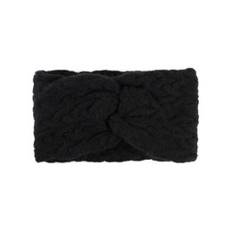 styleBREAKER Strick Stirnband in Schwarz | Gr.: onesize