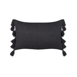 Beliani Dekokissen LYTHRUM in Grau - (W) 35 x (H) 10 x (L) 55 cm | Gr.: onesize