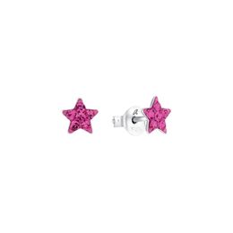 Amor Ohrstecker Silber 925, rhodiniert in Pink | Gr.: onesize