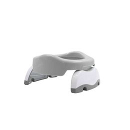 Potette Töpfchen 2in1: Toilettensitz & Potty zum Reisen 15M+ in Grau | Gr.: onesize