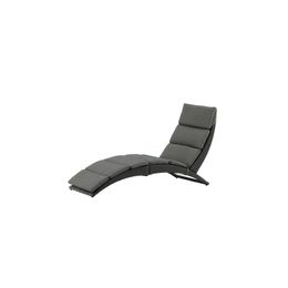 ebuy24 Sonnenliege Archie Schwarz 64 x 158 cm | Gr.: onesize