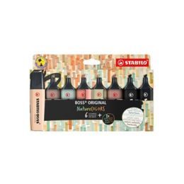 Papeterie/PBS - Stabilo BOSS ORIGINAL NatureCOLORS 8er Etui | Gr.: onesize