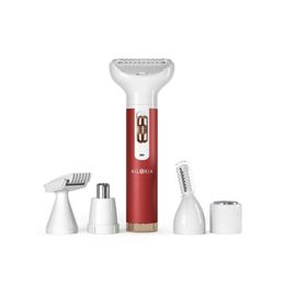 AILORIA EVAPORE SET Rasierer mit verschiedenen Aufsätzen USB in rot | Gr.: onesize