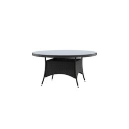 ebuy24 Esstisch Volta Schwarz 150 x 150 cm | Gr.: onesize