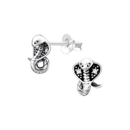 Alexander York Ohrringe, Ohrstecker COBRA in 925 Sterling Silber, 2-tlg. | Gr.: onesize