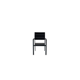 ebuy24 Gartenstuhl Levels Schwarz 2er Set | Gr.: onesize