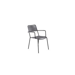 ebuy24 Gartenstuhl Lindos Grau 4er Set | Gr.: onesize