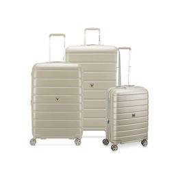 Roncato Relife 4 Rollen Kofferset 3-teilig mit Dehnfalte in sand | Gr.: onesize