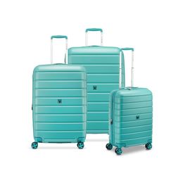 Roncato Relife 4 Rollen Kofferset 3-teilig mit Dehnfalte in salbei | Gr.: onesize