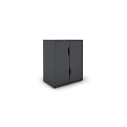 ByLiving Aktenschrank Belfast in Anthrazit - (B) 60 x (H) 76,5 x (T) 37cm | Gr.: onesize